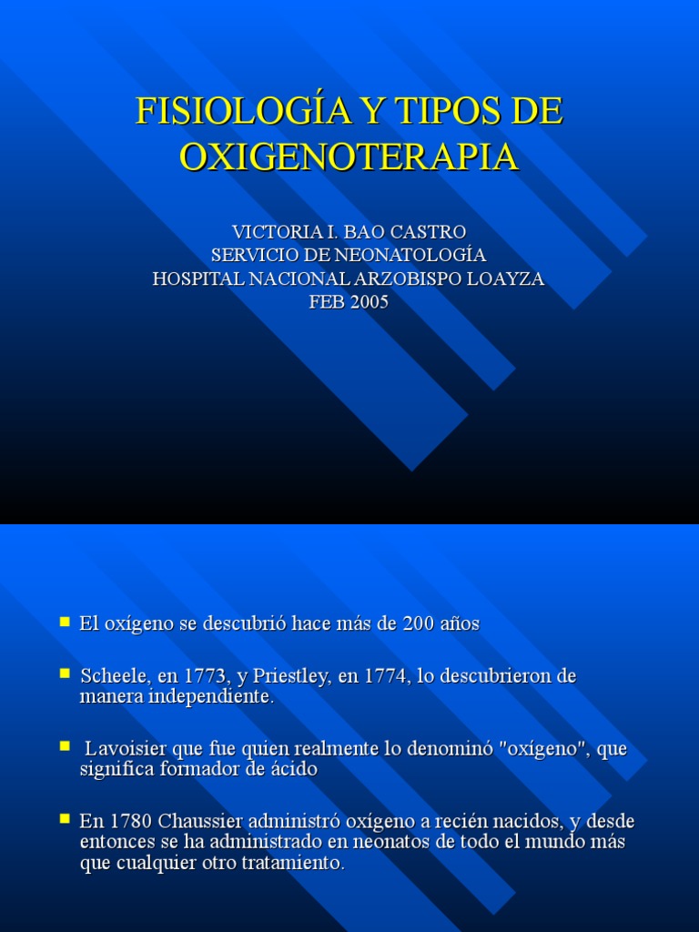 Fisiologia y Tipos de Oxigenoterapia | PDF | Pulmón | Sistema respiratorio