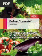 Ficha Tecnica Lannate LV L | PDF | Plaga (organismo) | Pesticida