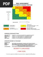 5x5 Risk Matrix Template - SafetyCulture | PDF | Risk