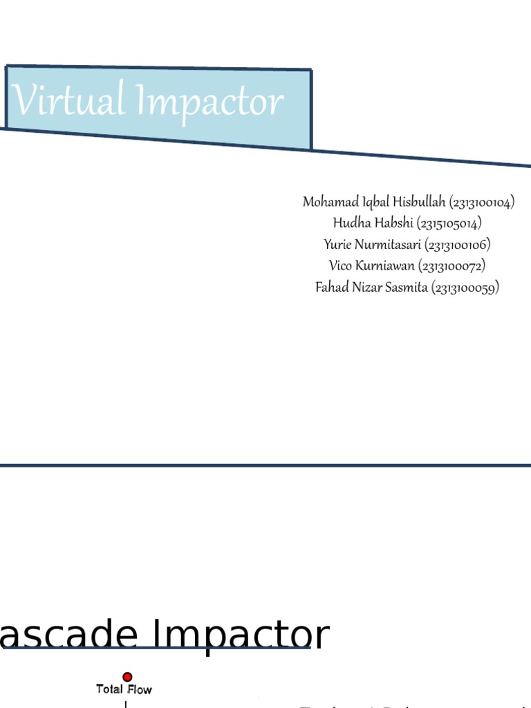 Aerosol Virtual Impactor | PDF