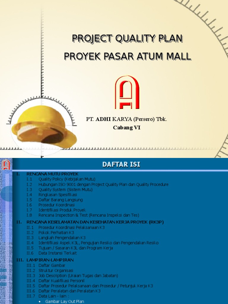 Project Quality Plan | PDF