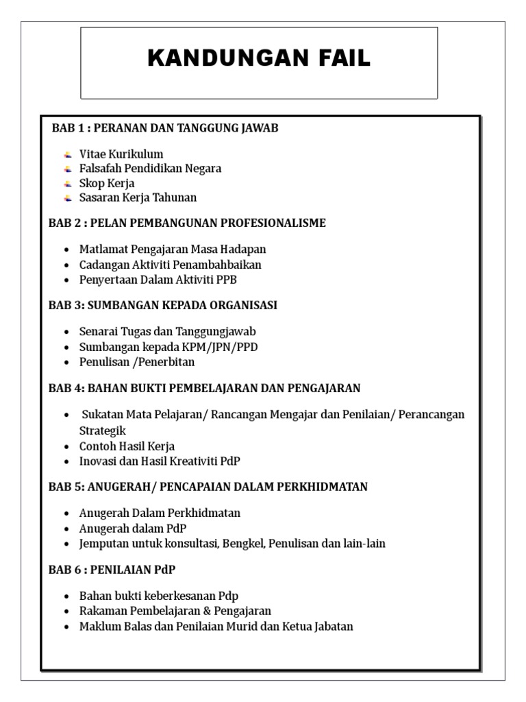 Kandungan Fail | PDF