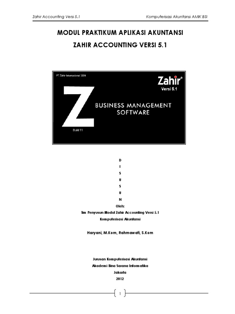 Modul Zahir D3-2012 PDF | PDF | Pengelolaan Keuangan & Uang