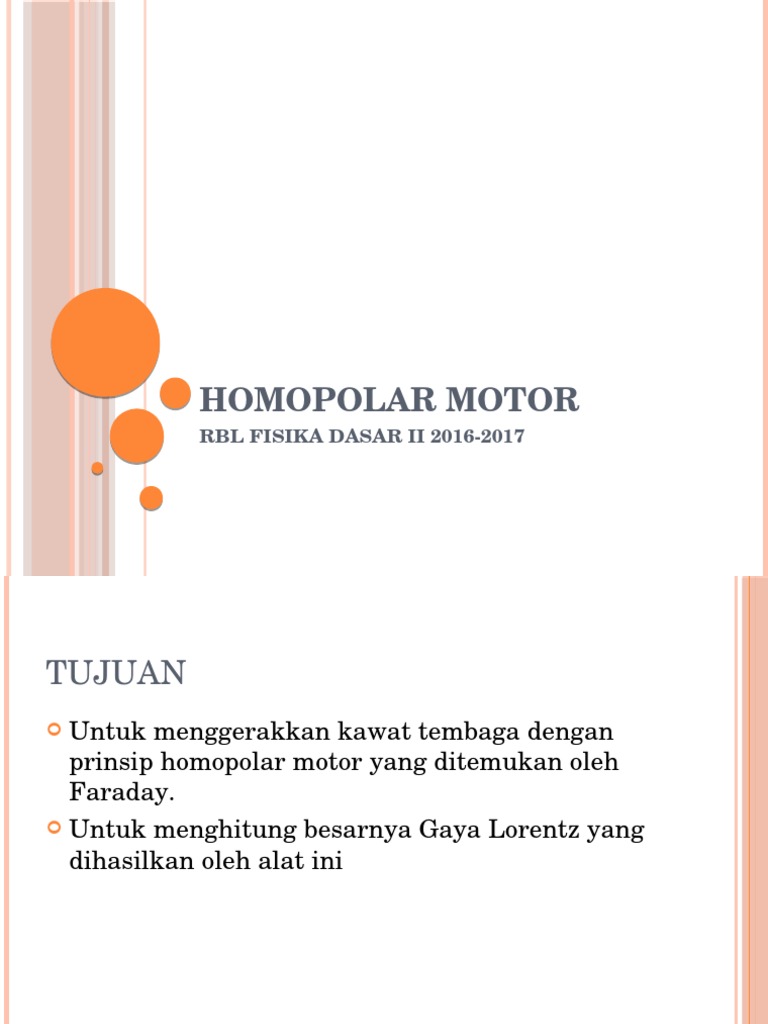 Homopolar Motor | PDF