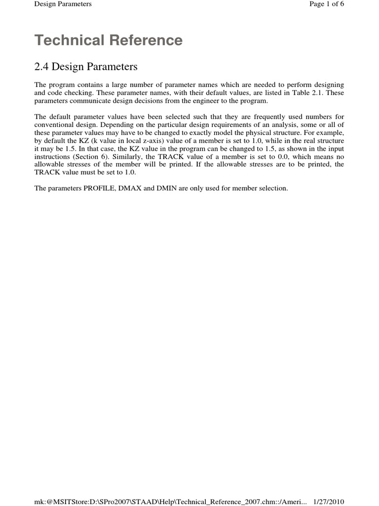 Technical Reference 2007 | PDF | Parameter (Computer Programming) | Teaching Mathematics