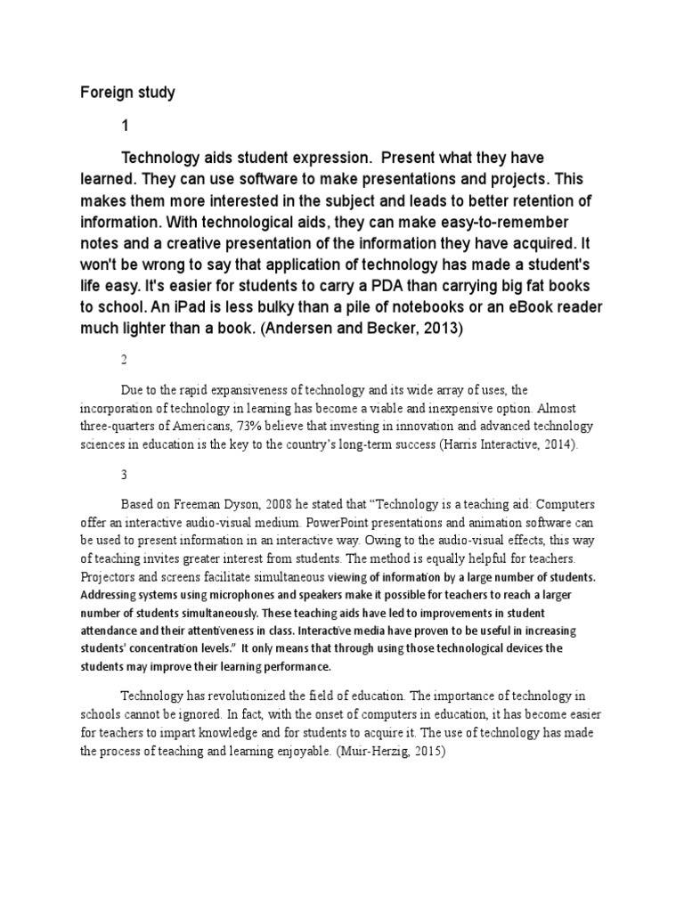 Foreign Study | PDF | Educational Technology | Learning