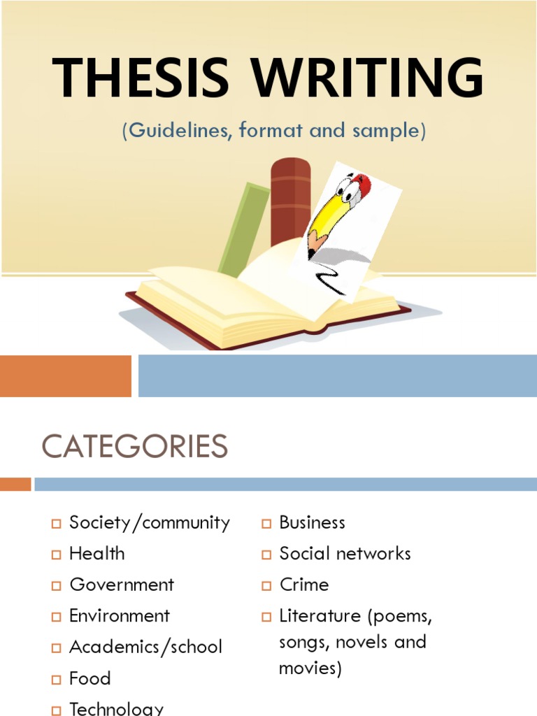 Thesis Writing: (Guidelines, Format and Sample) | PDF | Thesis ...