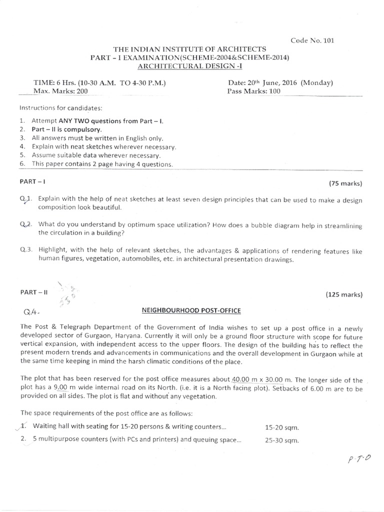 Iia Part-1 Question Papers | PDF