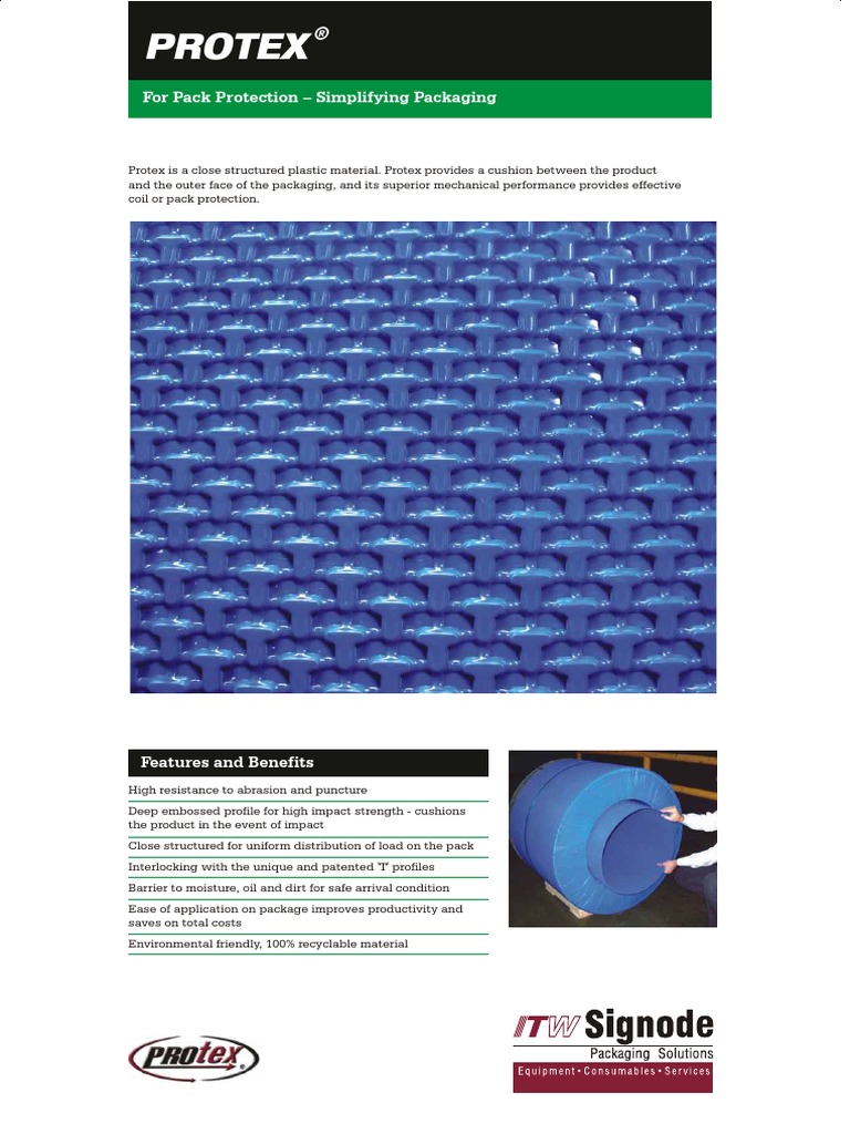 PROTEX Data Sheet PDF | PDF | Packaging And Labeling | Plastic