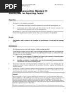 Ind As 10 | PDF | Going Concern | Fair Value