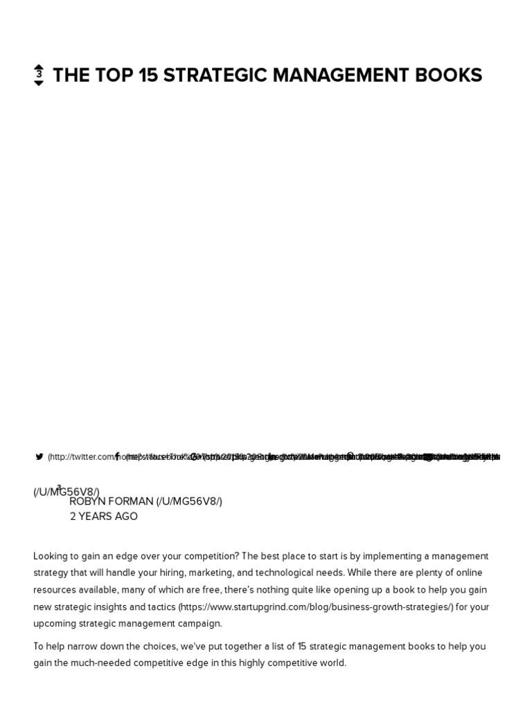 Business Strategy An PDF | PDF | Strategic Management | Entrepreneurship