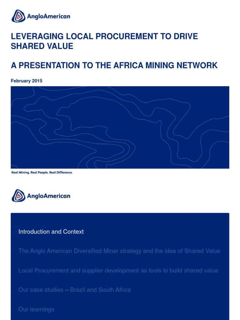 2015 02 17 Leveraging Local Procurement To Drive Shared Value A ...