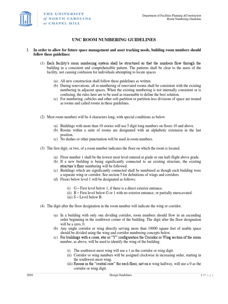 Room Numbering Guideline | PDF | Stairs | Computing And Information ...