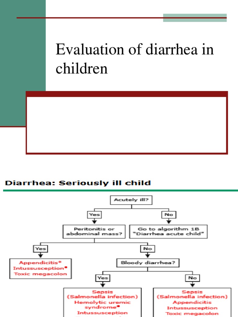 Evaluation of Diarrhea in Children | Download Free PDF | Diarrhea ...