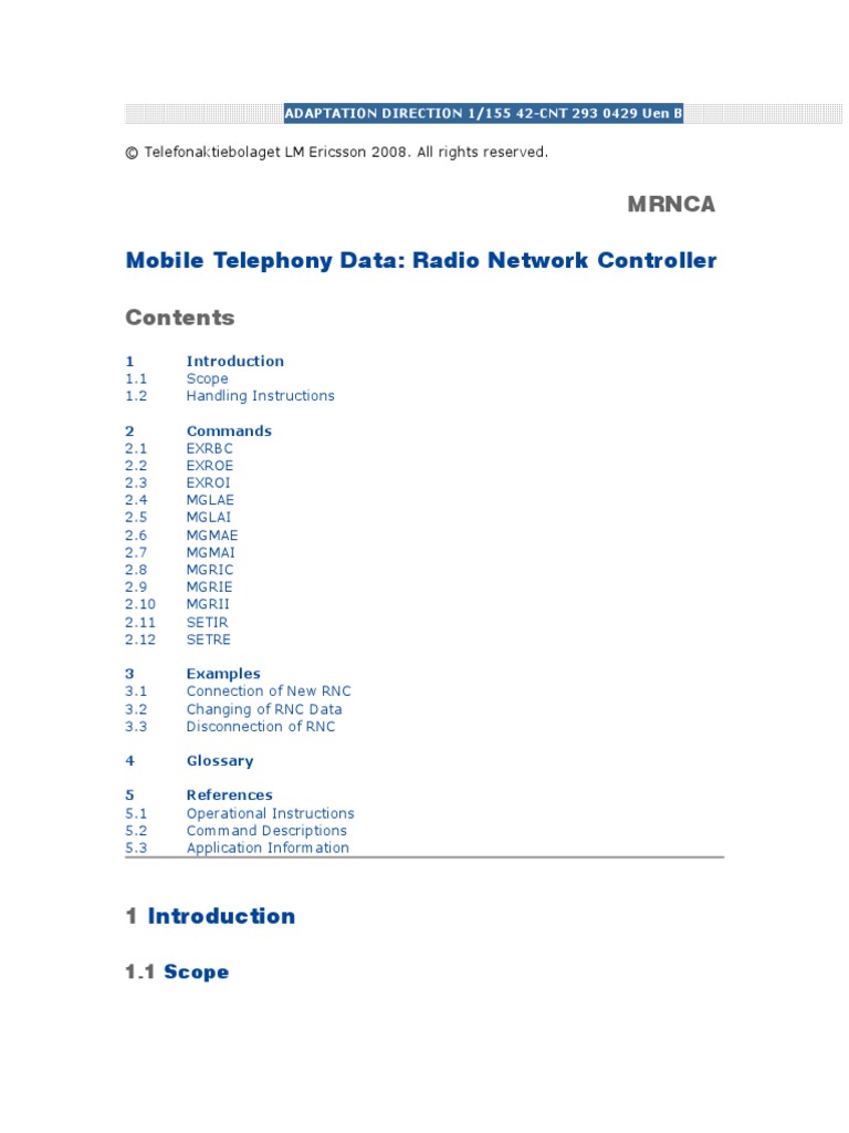 Rnc Definition In Msc Pdf Asynchronous Transfer Mode Telephone