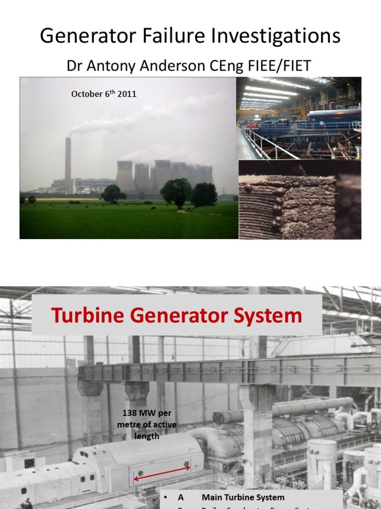 Generator Failure Investigation PDF | PDF | Electric Generator | Machines