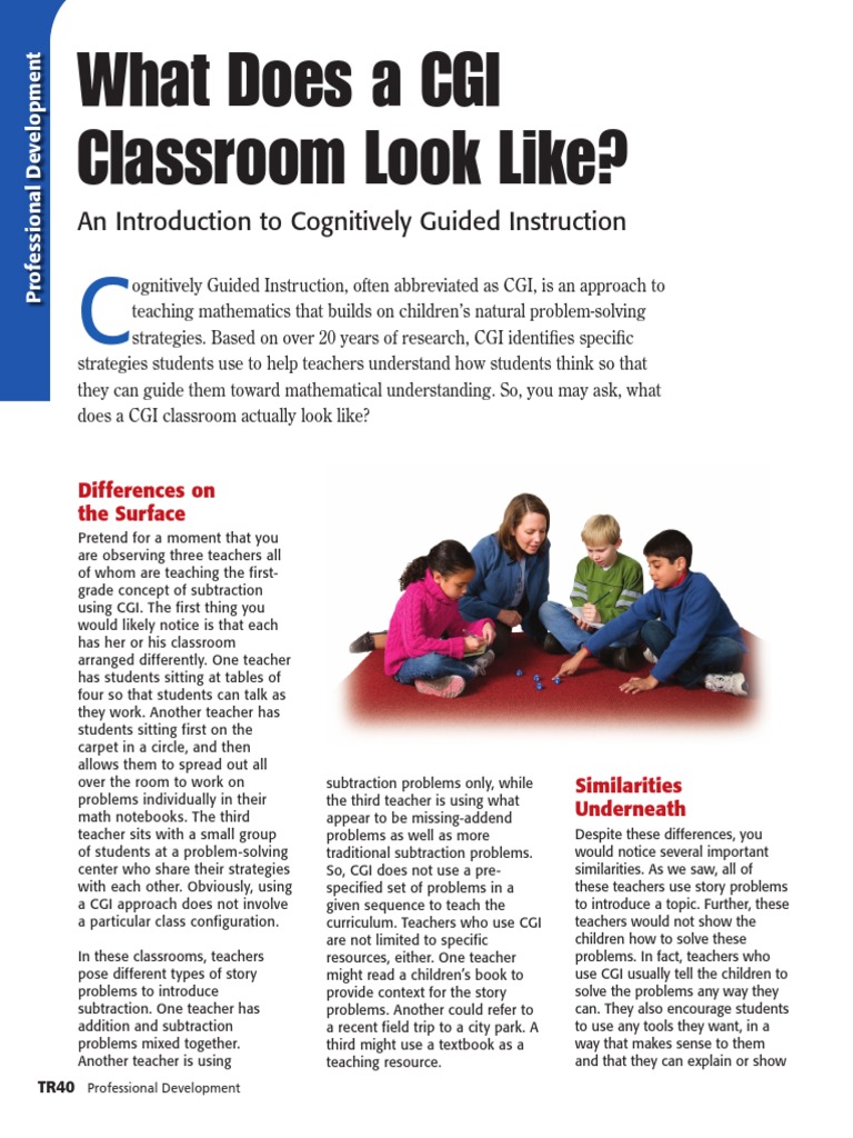 Cgi Classroom | PDF | Teachers | Classroom