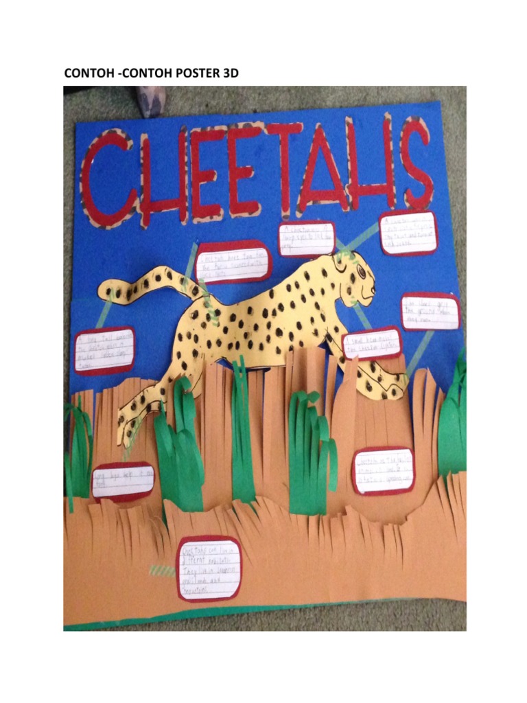 Contoh Poster 3D untuk Pendidikan | PDF