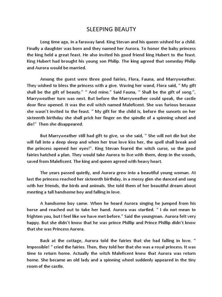 Sleeping Beauty | PDF | Sleeping Beauty