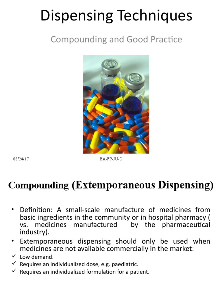 Dispensing Techniques Download Free Pdf Filtration Materials