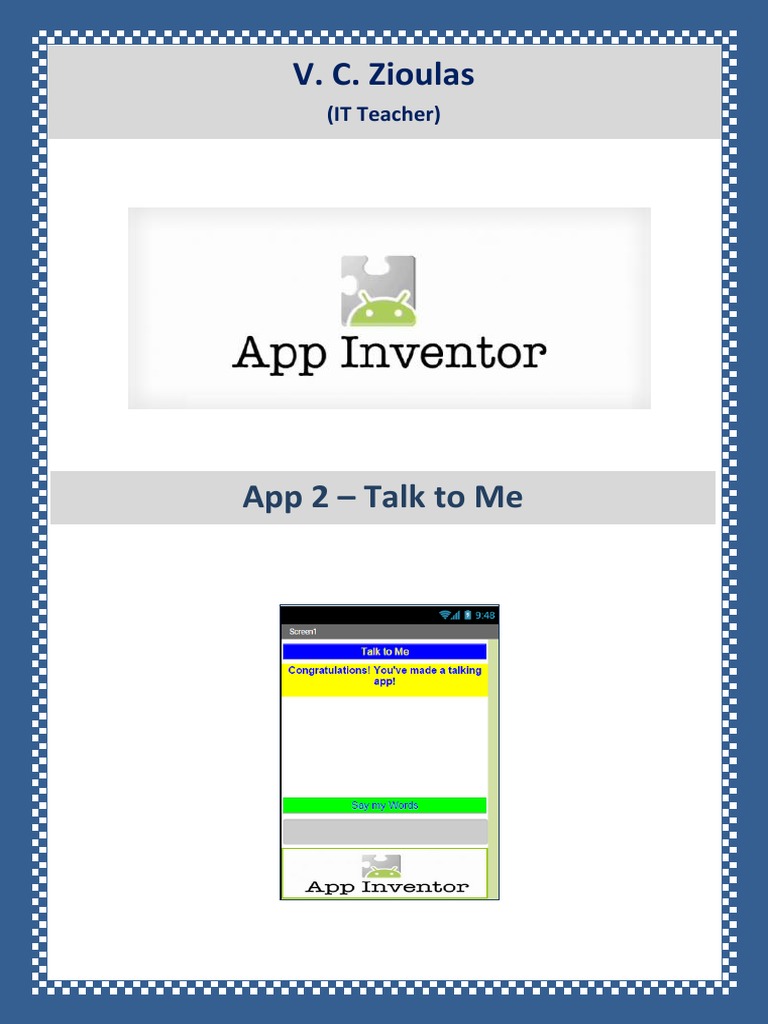 App Inventor Talk | Download Free PDF | Pixel | Computer Graphics