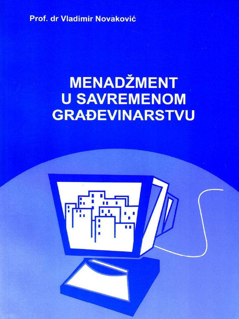 Menadzment U Savremenom Gradevinarstvu | PDF