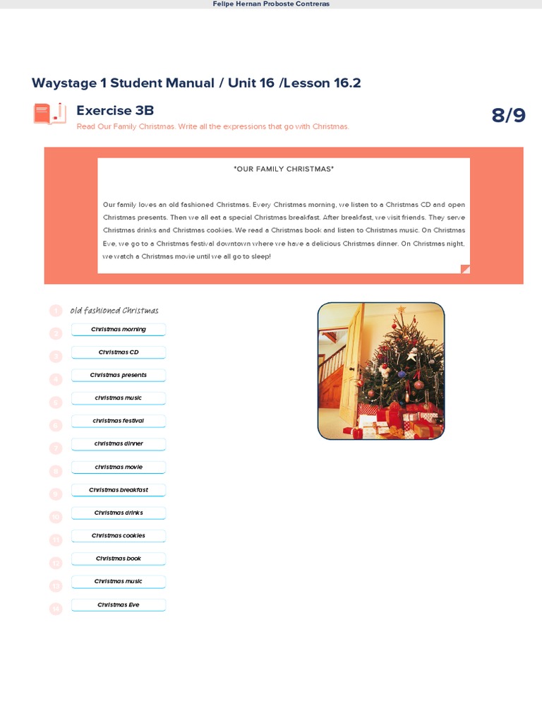 Waystage 1 Student Manual / Unit 16 /lesson 16.2 | PDF