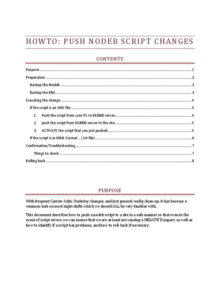 NodeB - How To Push Script Changes Huawei | PDF | Computer File | File Transfer Protocol