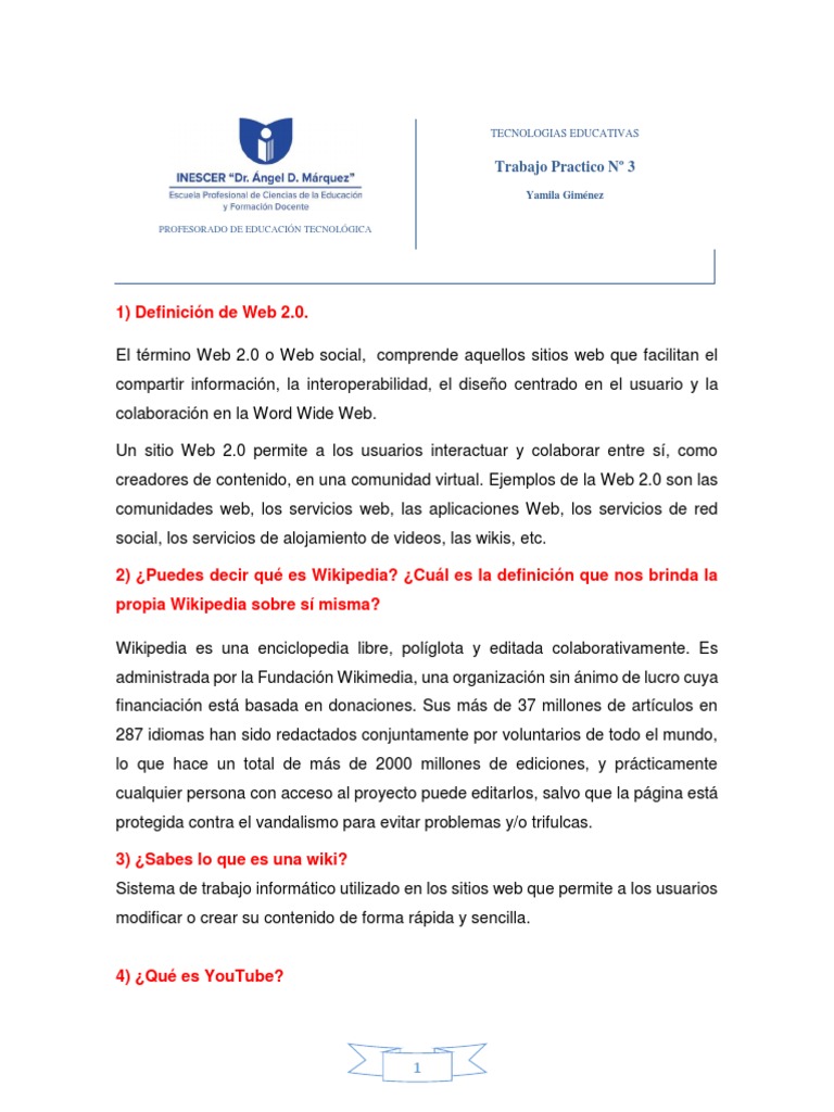 Word de Caro | PDF | Wikipedia | Red mundial