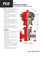 FMC Hydraulic Actuators | PDF | Valve | Actuator