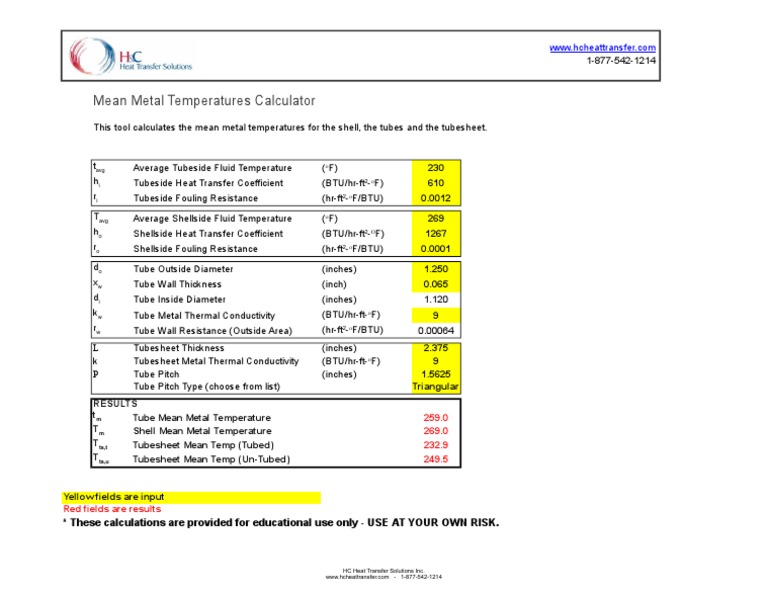 Mean Metal Temps | PDF | Heat Transfer | Non Equilibrium Thermodynamics