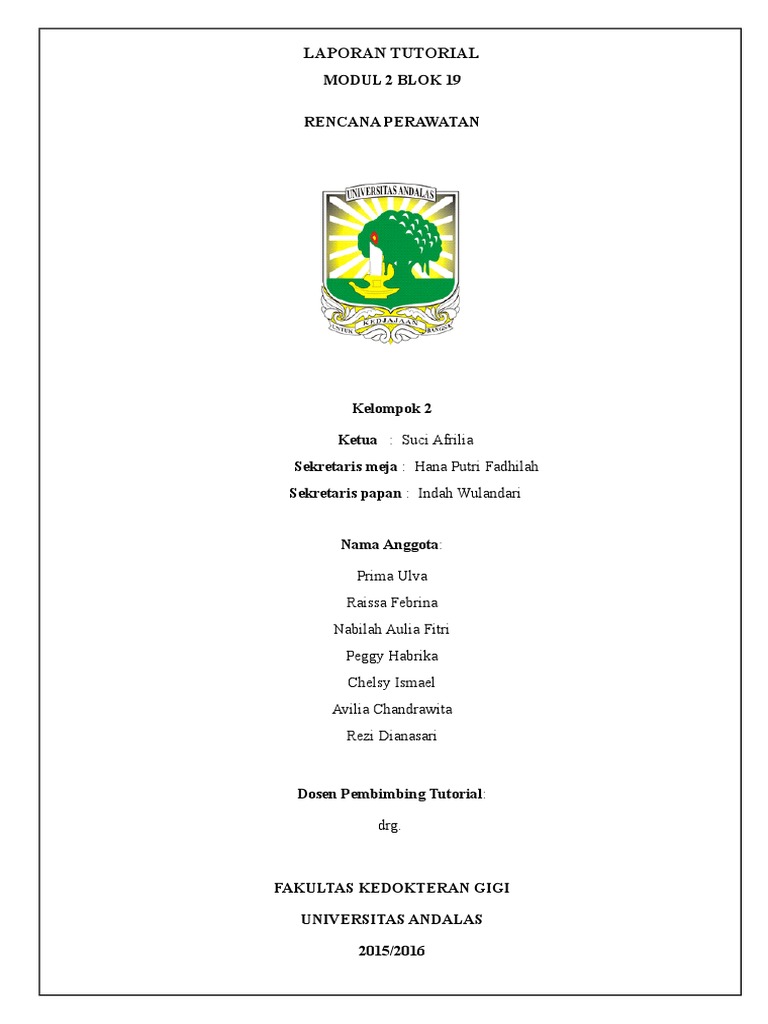 Laporan Tutorial Modul 2 Blok 19 | PDF