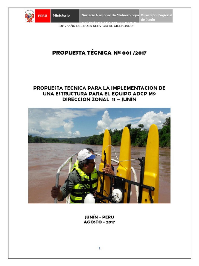 Structure For ADCP M9 | PDF | Perú | Science