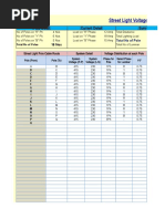 Sample Cable Schedule | PDF | Electrical Engineering | Building Engineering