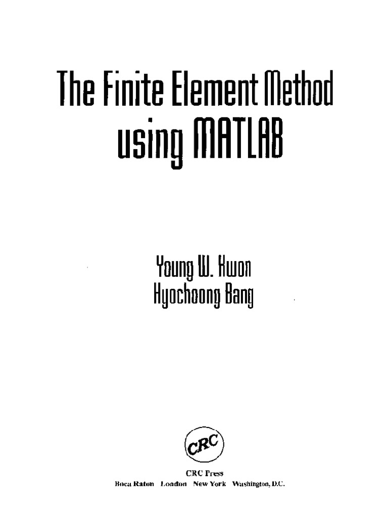 Finite Element Method Using Matlab PDF | PDF