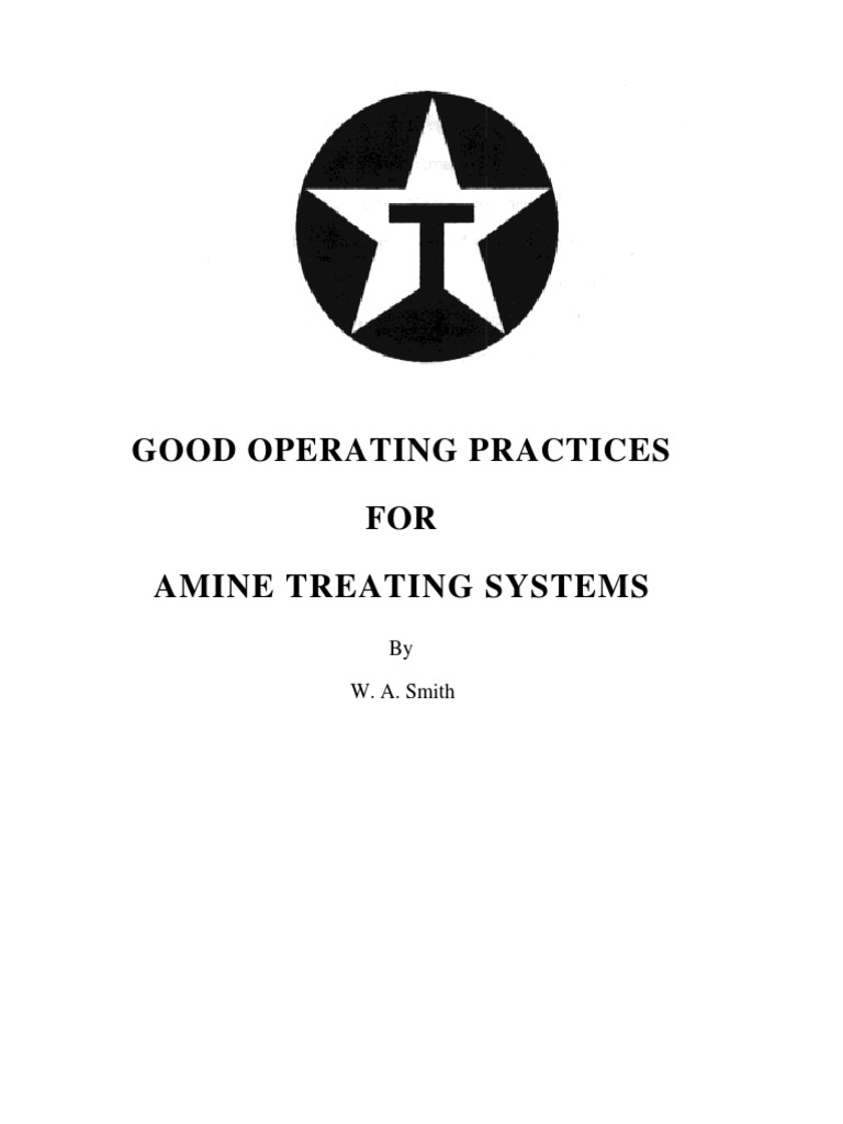 Good Operating Practices For Amine Treating Systems | PDF | Sodium ...