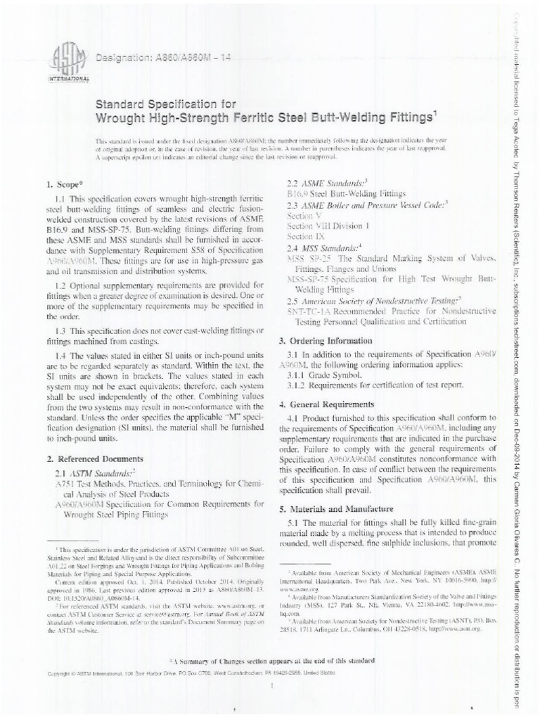 ASTM 480, Standard Specification PDF | PDF