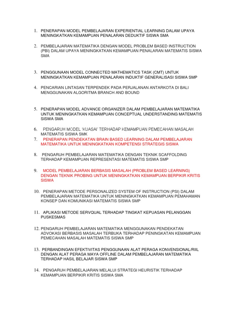 Judul Proposal | PDF