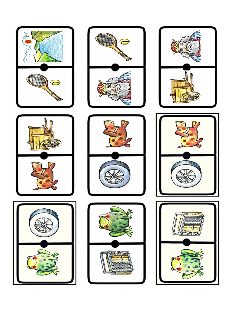 Dominó - Fonema R | PDF