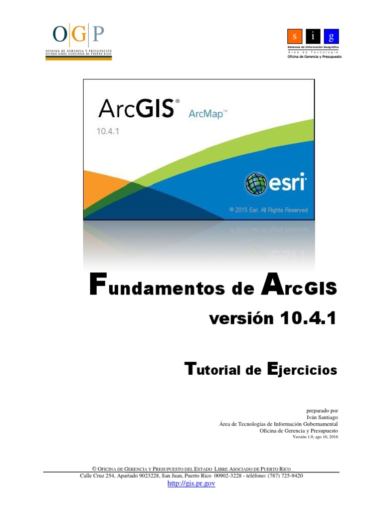Tutorial Ejercicios ArcGIS PDF | PDF | Tecnología