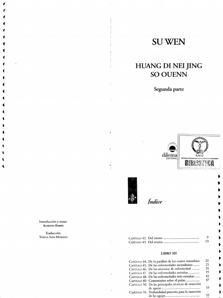 SU WEN - 2a Parte - Edit Dilema | PDF