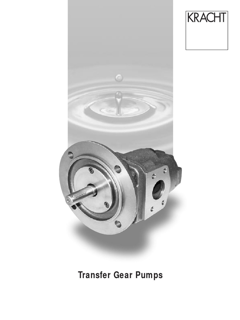 Transfer Gear Pump KF | PDF | Pump | Gear
