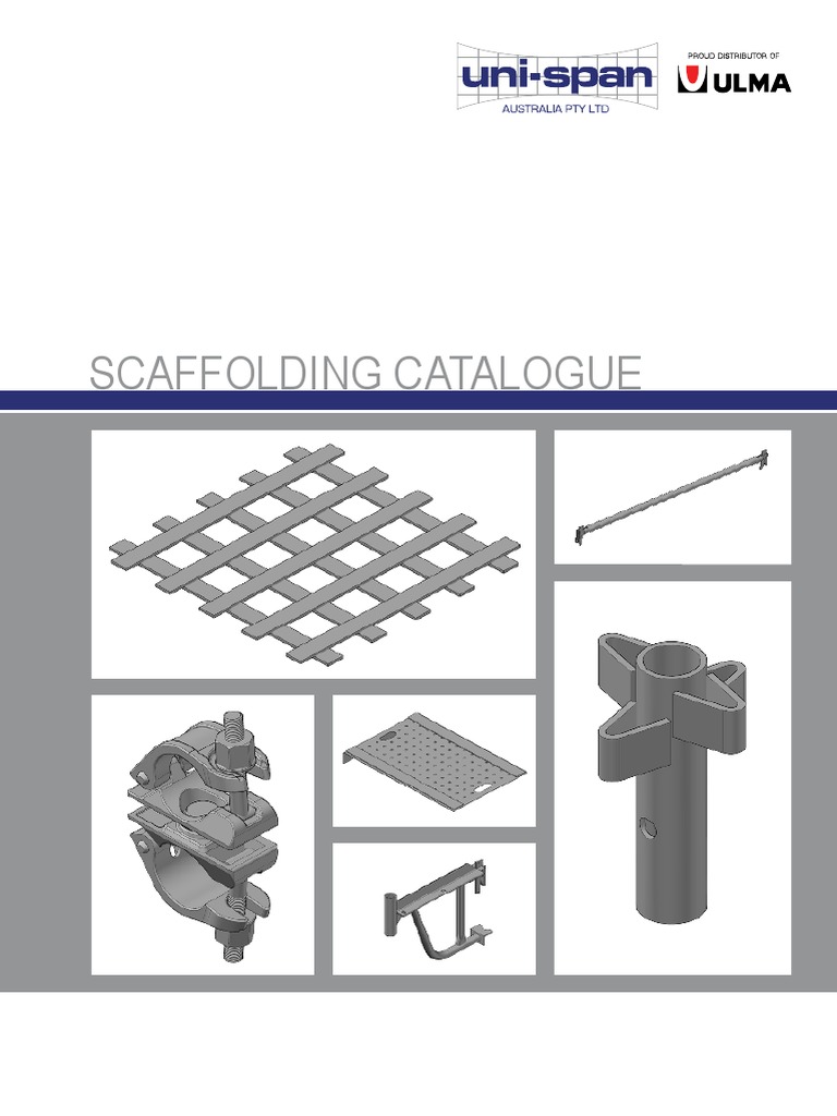 Uni Span Scaffolding Catalogue v0707151 | PDF | Scaffolding | Stairs