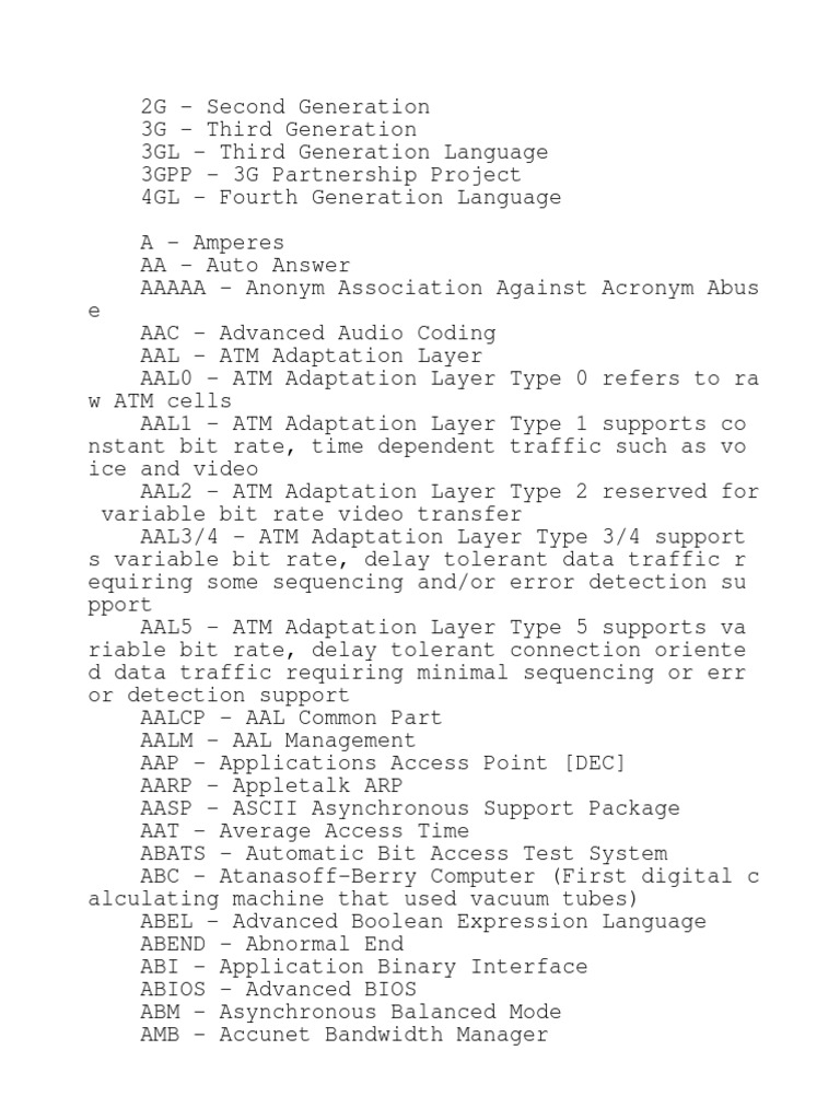Prescurtari PDF | PDF | Communications Protocols | Computer Network
