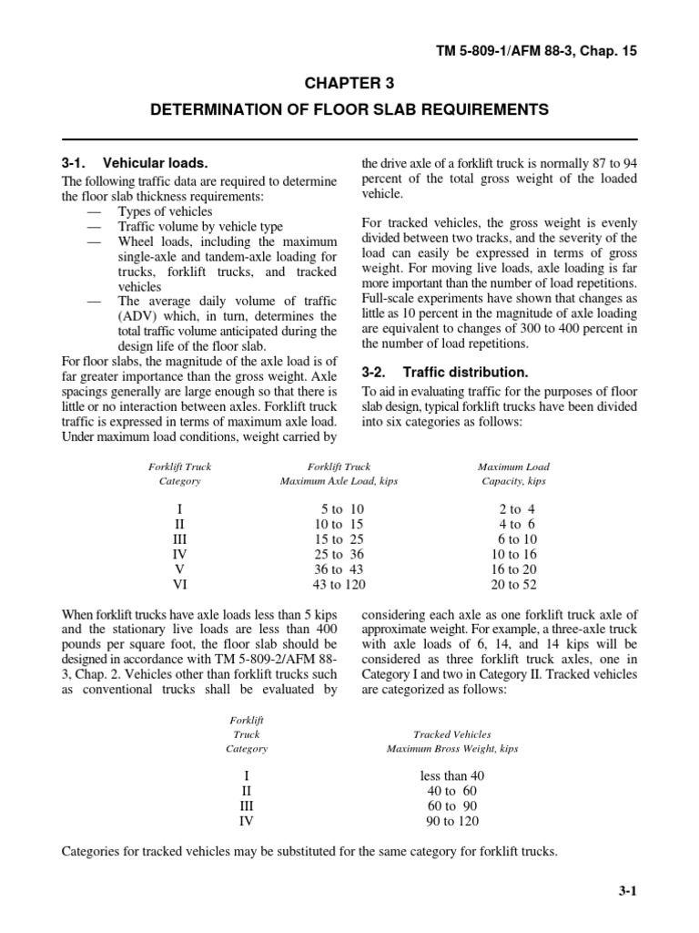 Floor Slab Design for Vehicular Loads | PDF | Strength Of Materials | Truck
