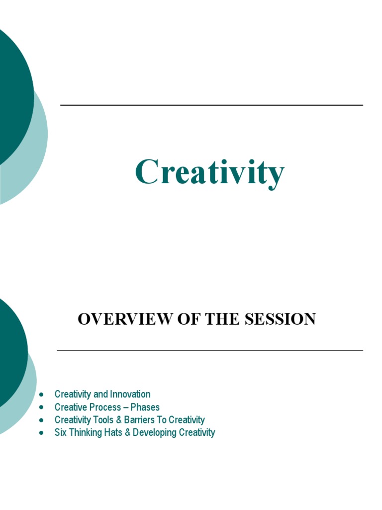 Creativity Presentation.ppt | Creativity | Innovation