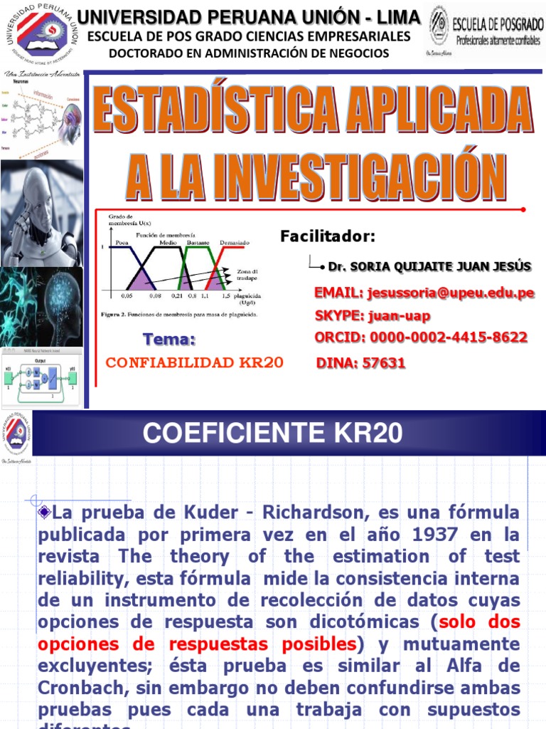 03 Coeficiente KR20 | PDF | Enseñanza de matemática | Science