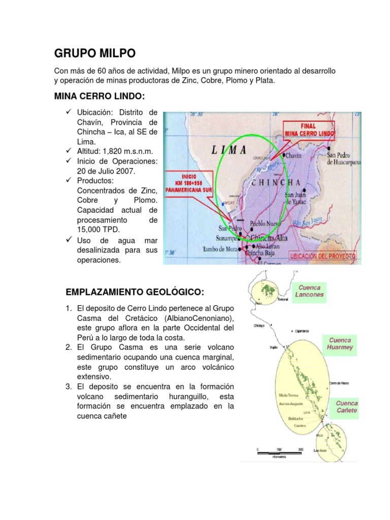 Grupo Milpo | Descargar gratis PDF | Minería | Cobre