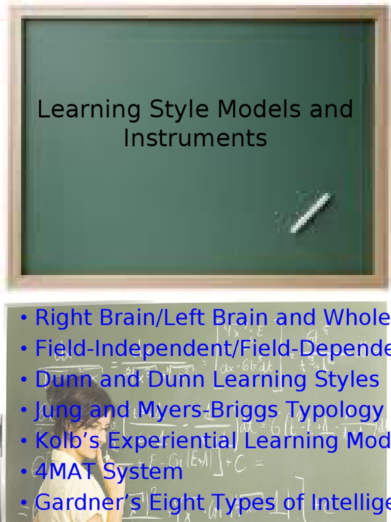 Learning Style Models and Instruments | Download Free PDF | Learning ...