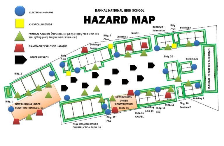 Hazard Map: Bankal National High School | PDF